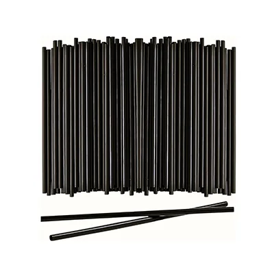 Reusable Black Straws Wrapped 1x500 | Violaris Cleaning Products